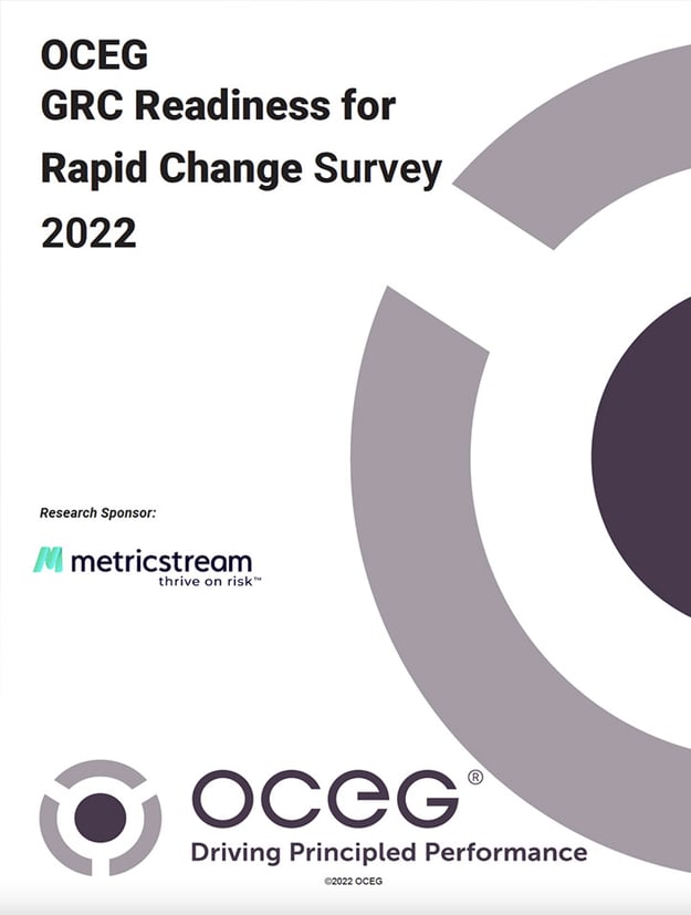 OCEG GRC Readiness for Rapid Change Survey 2022: Article